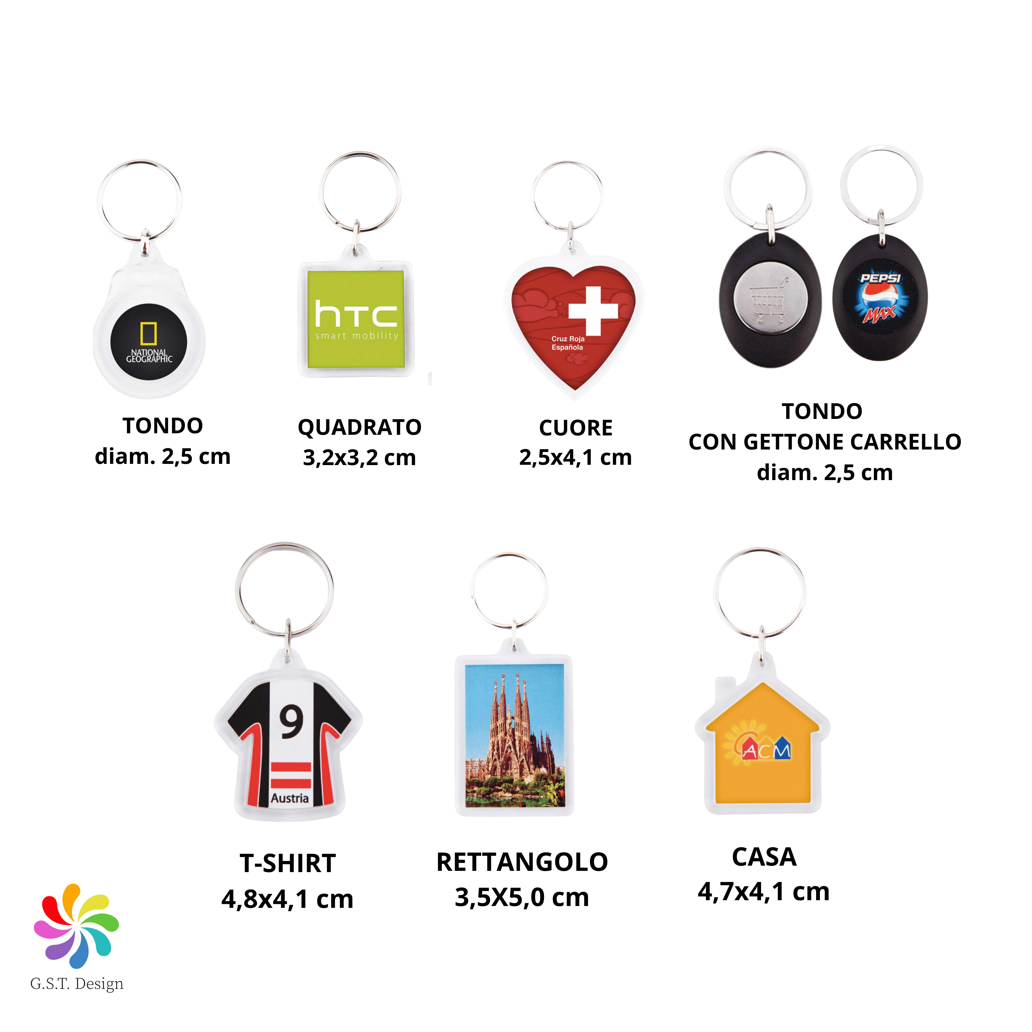 PORTACHIAVI PERSONALIZZATI – GST Design - Gadget & Prodotti Personalizzati